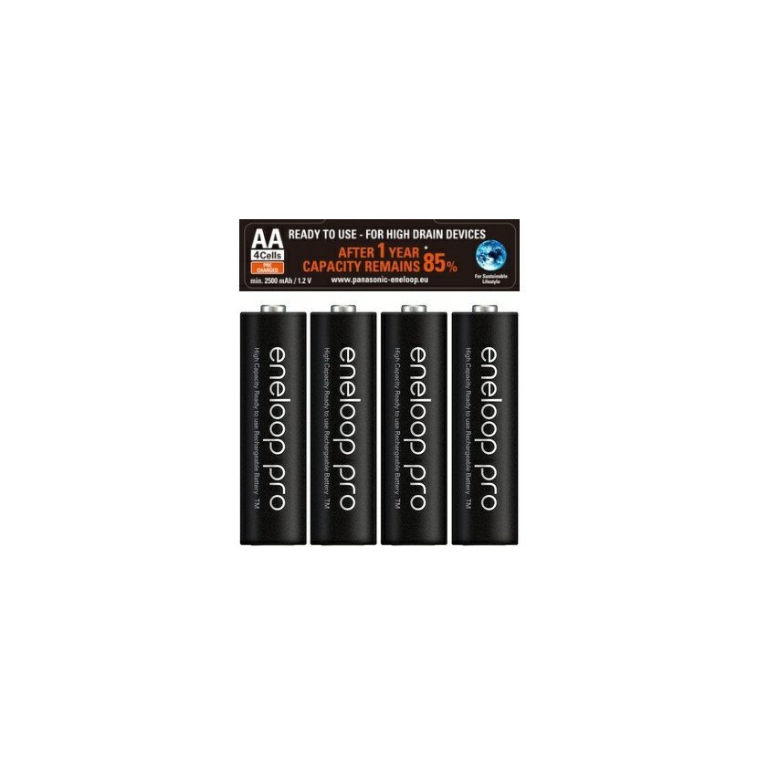 Panasonic Eneloop Pro Aa 4ks 3hcde 4be R6 Aa 2500mah 4 Ks Nabíjecí